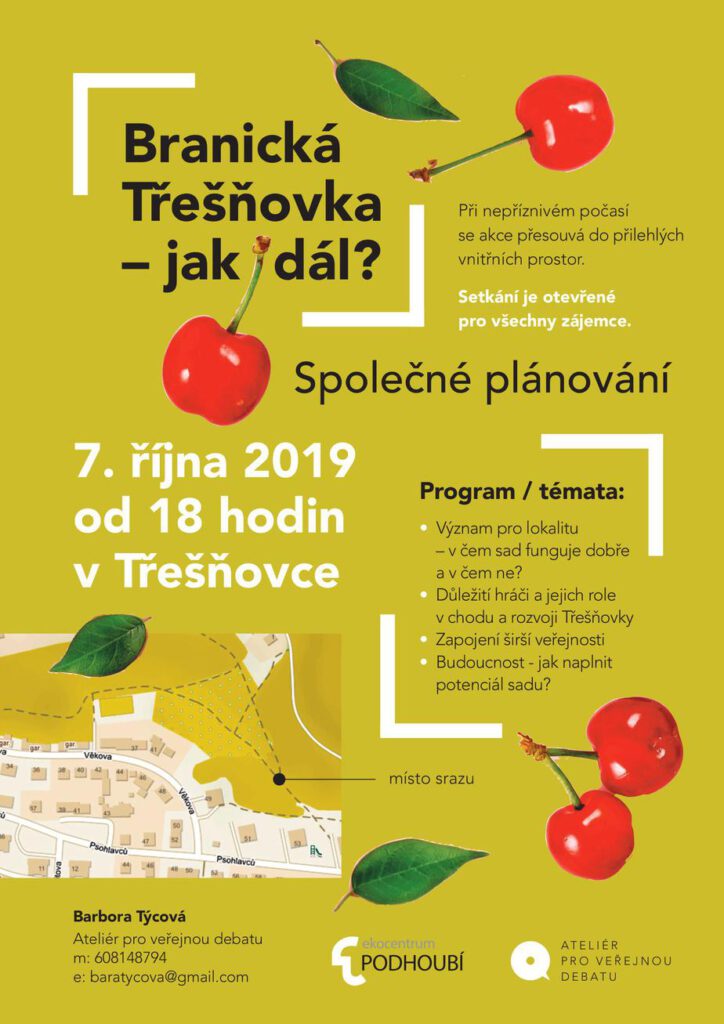 Třešňovka - společné plánování - Náš Braník